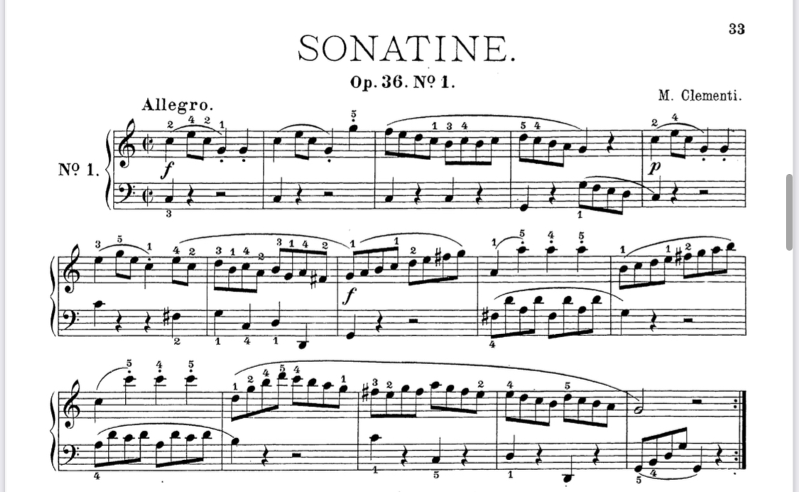 DTMの先生がソナチネを楽曲分析してみたらどう分析するのか - Note-Sense